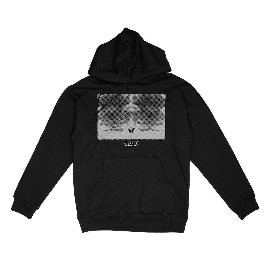 Halftone Reflection Hoodie Black – CLSICS