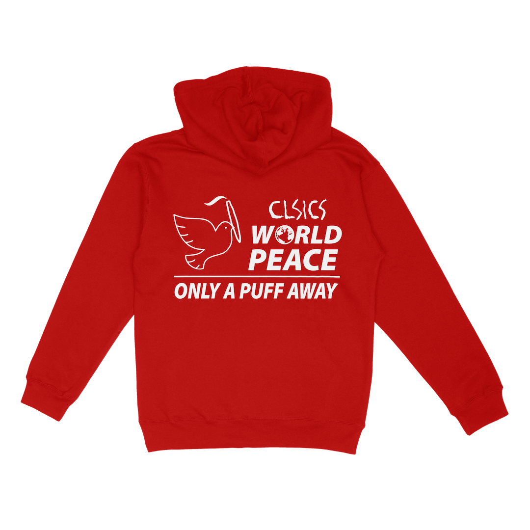 World Peace Hoodie Red – CLSICS
